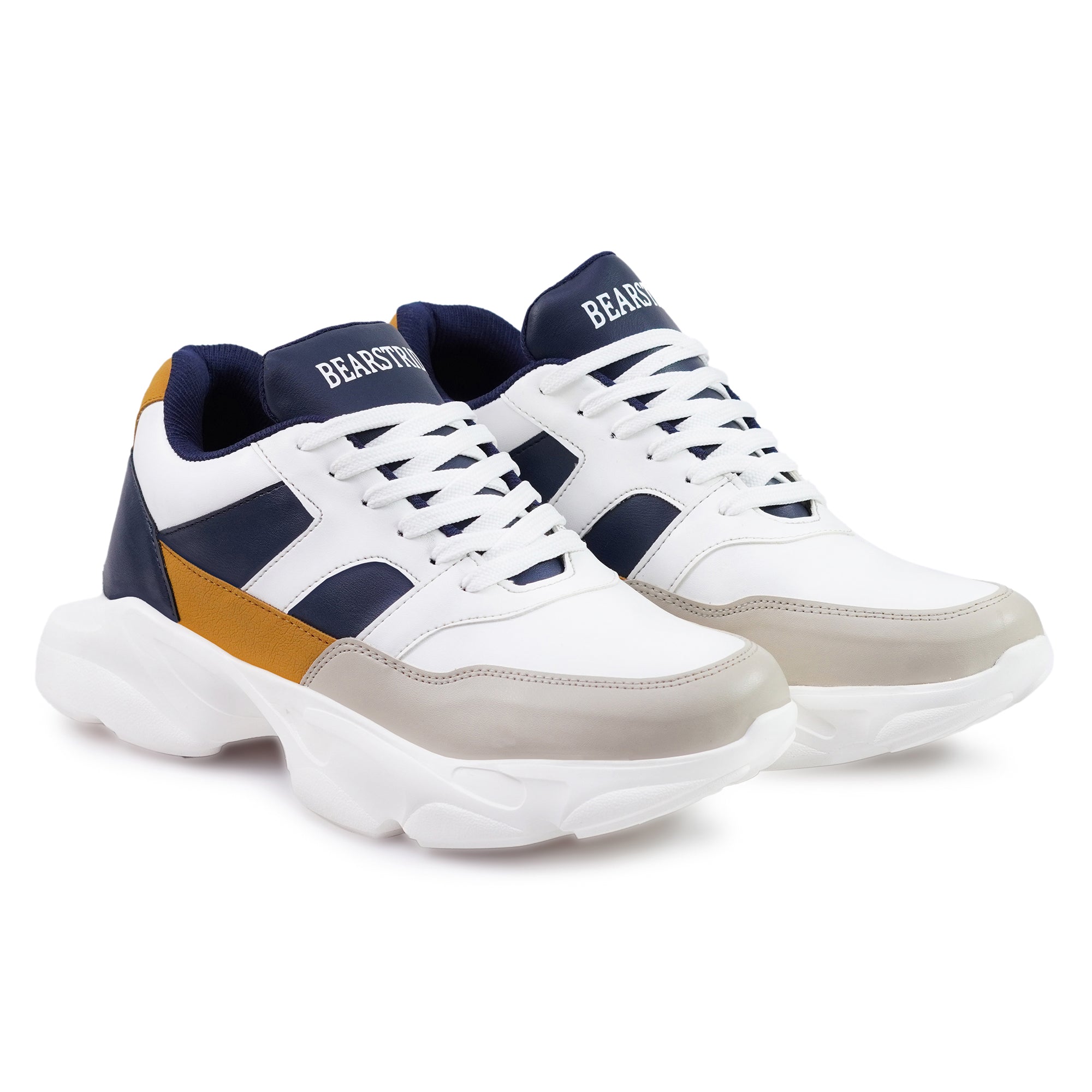 Bearstride Men's Chunky Sneakers – Stylish Multi-Color Shoes